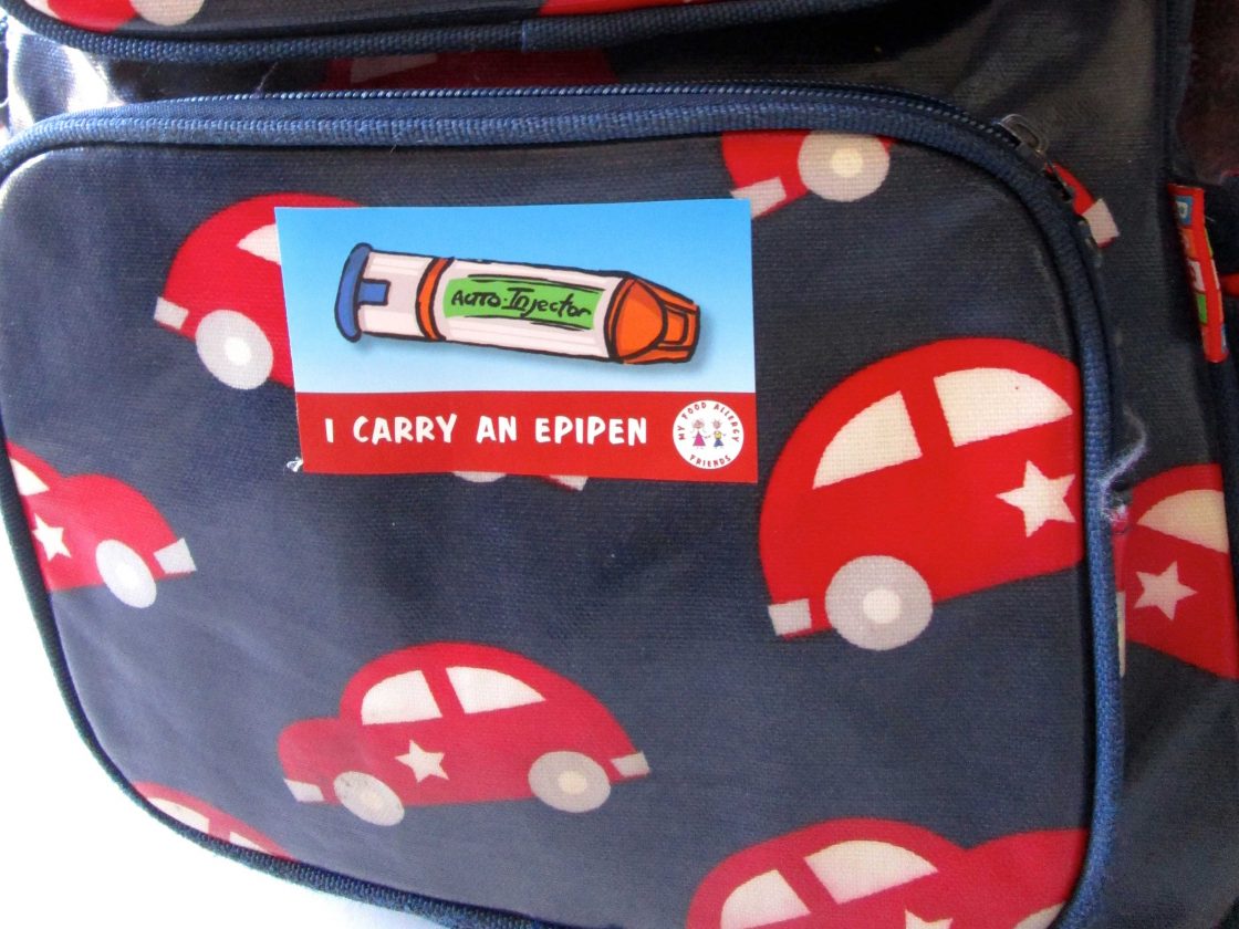 Epipen Alert Sticker x 12 - My Food Allergy Friends