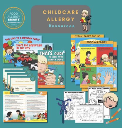Childcare Allergy Pack plus school book - My Food Allergy Friends
